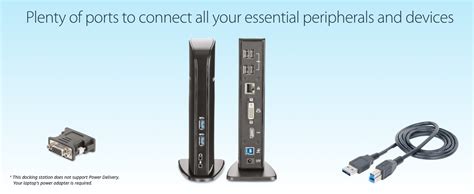 StarTech Com Dual Monitor USB Laptop Docking Station With HDMI DVI VGA Universal Dock