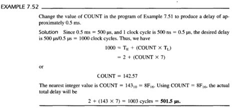 solved example 7 51 the program below uses count 40 and a