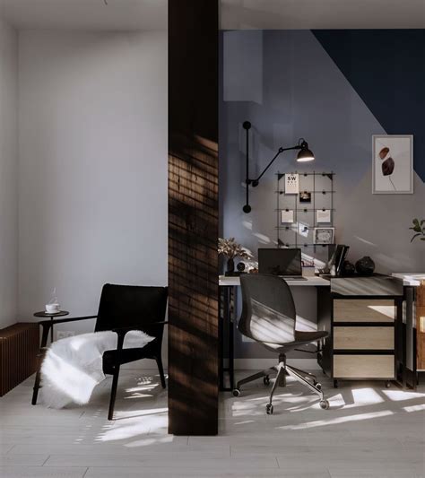 Дизайн рабочего кабинета в современном стиле