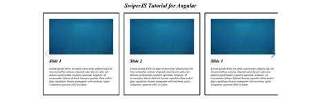 Adding Swiperjs Sliders To An Angular Project With A Custom Config Dev Community