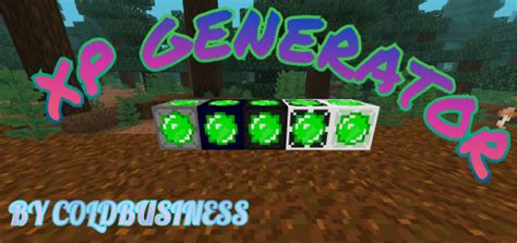 Xp Generators Minecraft Addon