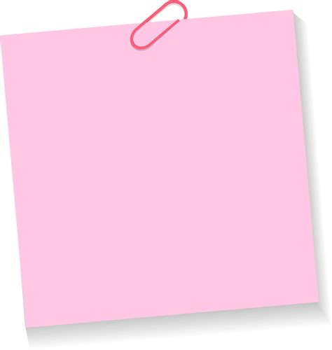 Blank Sticky Note Reminder Paper 13869676 Png