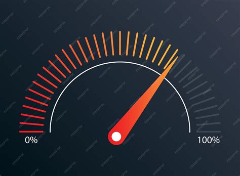Premium Vector Customer Satisfaction Meter Icon In Flat Style Gauge Level Vector Illustration