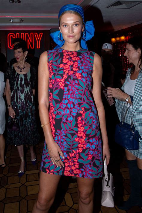 Toni Garrn At Carolina Herrera Store Opening Party At New York Fahion