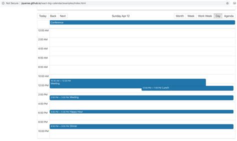 Times Are Slightly Off In The Day View Compared To The Actual Time In The Event · Issue 1596