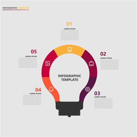 Minimalistic Design Infographic Template Vectors Material Ai Uidownload