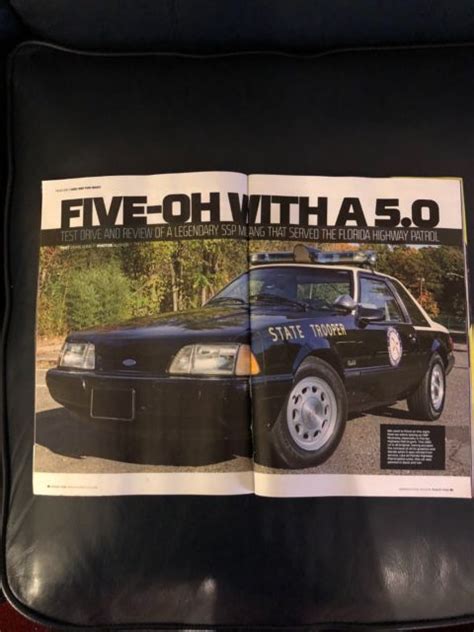 1991 Mustang Ssp Florida State Trooper Carwill Trade For Sale