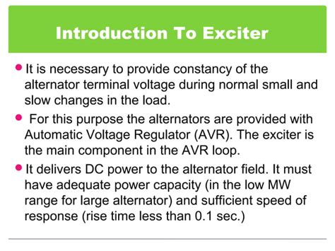 Automatic Voltaer Regulator And It S Modelling PPT