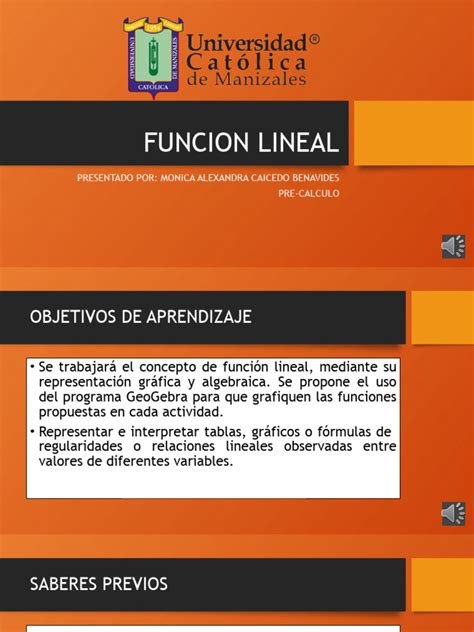 Funcion Lineal Pdf Función Matemáticas Variable Matemáticas