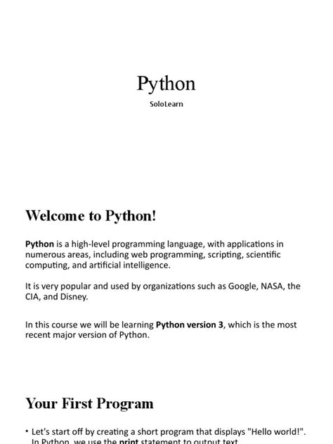 1 python basics pdf python programming language string