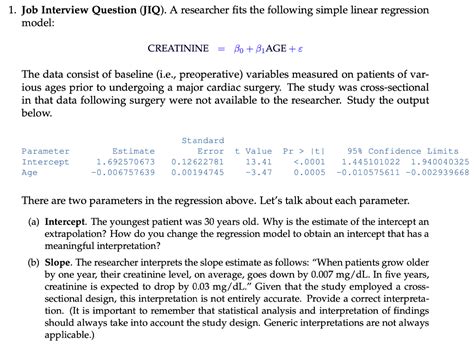 Solved Job Interview Question JIQ A Researcher Fits The Chegg Com