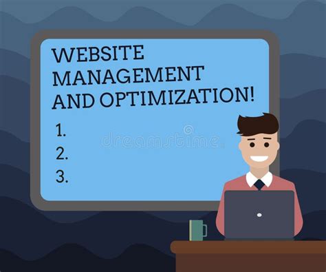 Writing Note Showing Website Management And Optimization Business