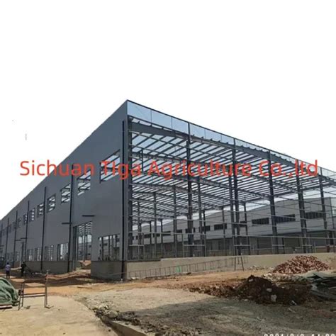 Gable Frame Light Metal Building Prefabricated Industrial Steel Structure Warehouse For Sale