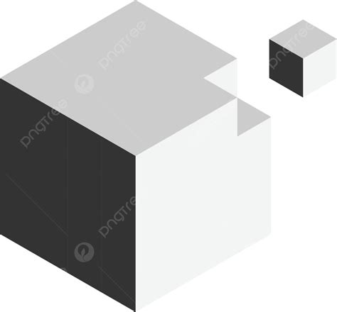 設計元素的矢量概念 3d 立方體塊與最終件擠壓 向量 孤立 謎 建造向量圖案素材免費下載，png，eps和ai素材下載 Pngtree