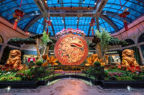 PHOTOS Bellagio Conservatory Unveils Year Of The Rabbit Display On
