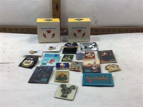 Disney World Pins And Magnets Sherwood Auctions