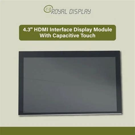 HDMI Interface Display Module With Capacitive Touch At Piece Capacitive Touch