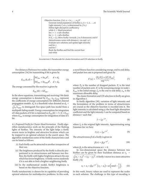 Firefly Algorithm For Cluster Head Selection PDF