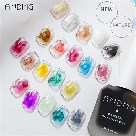 Amdmg 마블 틴트젤20종 대리석 아트 잉크젤 네일 15ml As젤