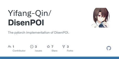 Github Yifang Qindisenpoi The Pytorch Implementation Of Disenpoi