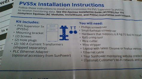 SUNPOWER PVS SOLAR SYSTEM MONITORING PANEL ETHERNET PLC WI FI ECT Solar Power