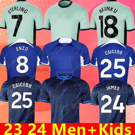 Ugochukwu CFC Soccer Jerseys 2023 24 Enzo Jackson CFC Mudryk More