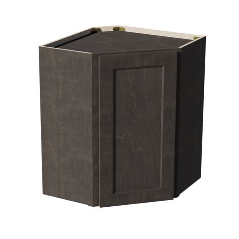 Hg Wdc2430 Dark Gray Shaker 24w X 30h 1 Door And 2 Shelves Diagonal W