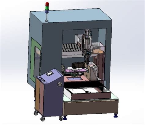 Six Axis Cnc Milling Machine 3d Model Cgtrader