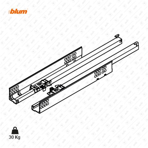 Blum Drawer Runner Blumotion Single Extension Mm Tarek Elsallab