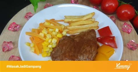 Resep Barbeque Beef Steak Jagomasakminggu7periode2 Sederhana Rumahan