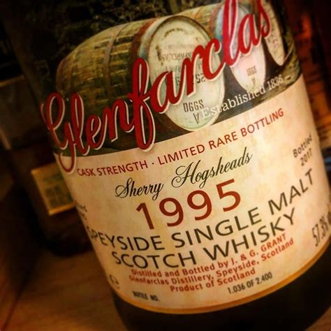 Glenfarclas Whisky aus 1995 zur Feier des Tages #glenfarclas # ...