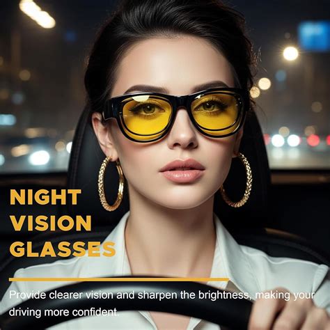 Fit Over Eyewear For Driving Night Vision Driving Glasses Fit Over