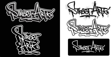 Urban Street Art Hip Hop Graffiti Designs Streetwear Typography Vector