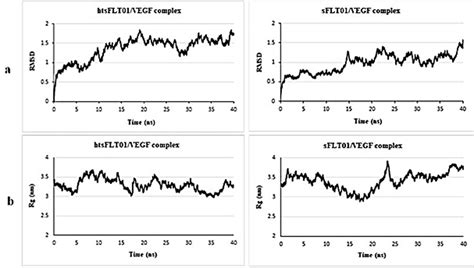 Protein Complex Equilibration Validation RMSD Analysis A And The