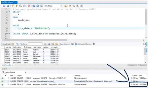 Working With Indexes In MySQL 365 Data Science