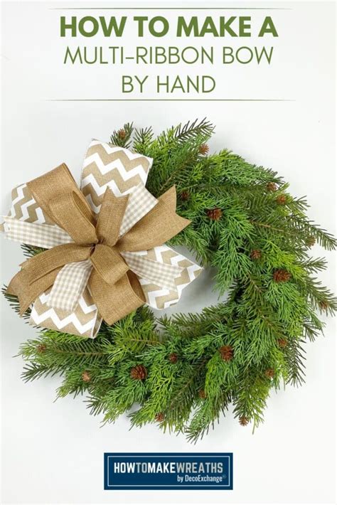 How To Make A Christmas Wreath Bow