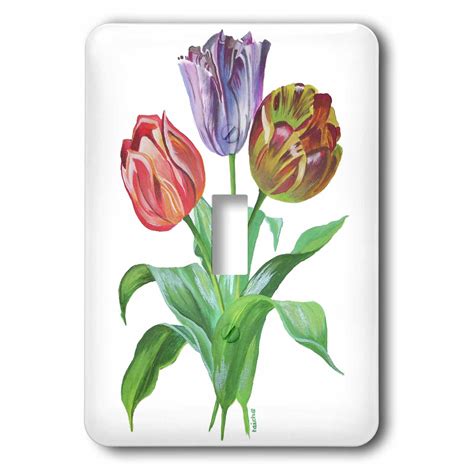 Flowers Tulips Single Toggle Switch Lsp Walmart