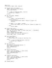 Task List Py Import Db From Objects Import Task TaskList Def Display