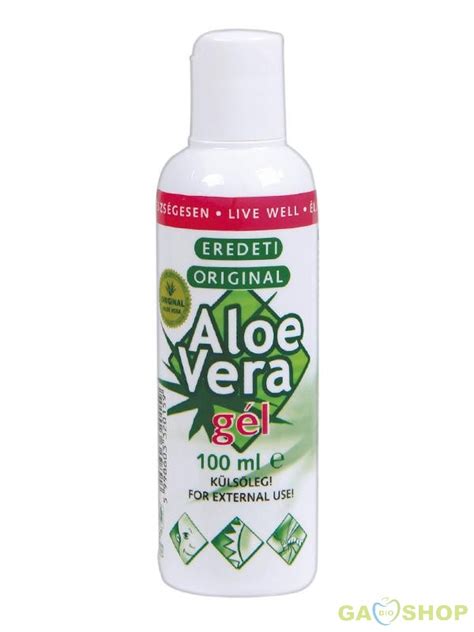 Eredeti Aloe Vera Gél 100 Ml Gabioshop Biobolt