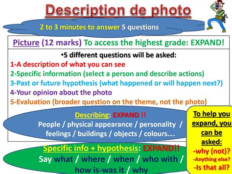 French Igcse Speaking Examination Photo And Conversation Materials