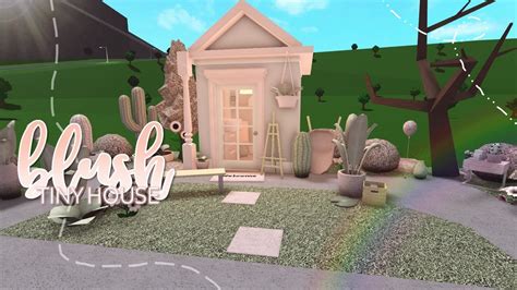 Bloxburg No Gamepass Blush Tiny House 13k L Tour Speedbuild