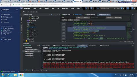 HowTo Jhipster Microservices And Gateway WITH Codenvy Stack Overflow