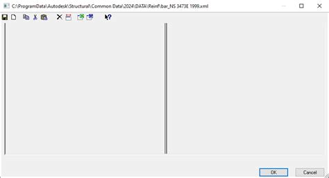 Unable To See The Content Of Reinforcement Bars In The Job Prefrences