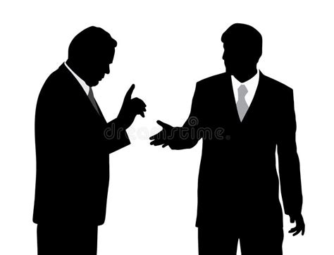 Two Businessmen Arguing Stock Vector Illustration Of Anger 109574149