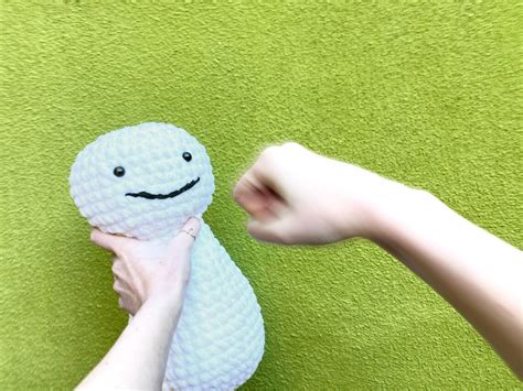 Dream Blob Crochet Plushie Stuffed Toy Etsy