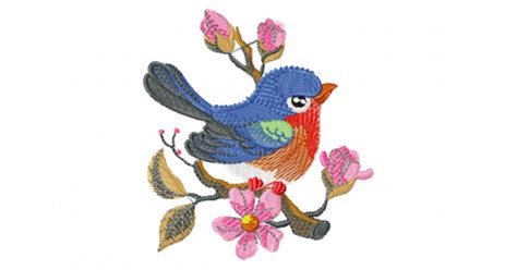 Bird Embroidery Design