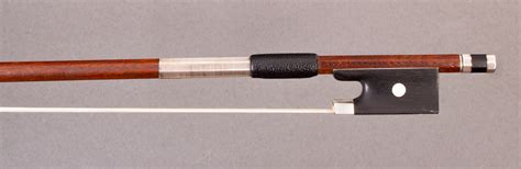 A Herrmann Silver Mounted Violin Bow Dolce Violins