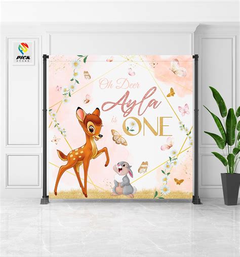 Digital File Bambi Deer Backdrop Bambi Deer Banner Bambi Deer Birthday Party Bambi Deer
