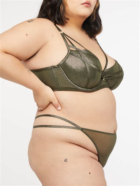 Going Platinum Mesh G String Panty In Green Savage X Fenty