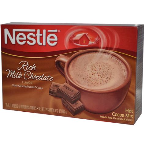Nestle Hot Cocoa Mix Rich Milk Chocolate Flavor 10 Envelopes 071 Oz